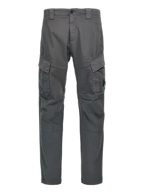 C.P. COMPANY Logo-badge Cargo Trousers - Grey