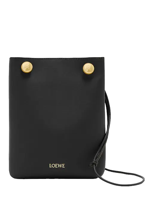 Loewe Pebble Leather Pouch - Black