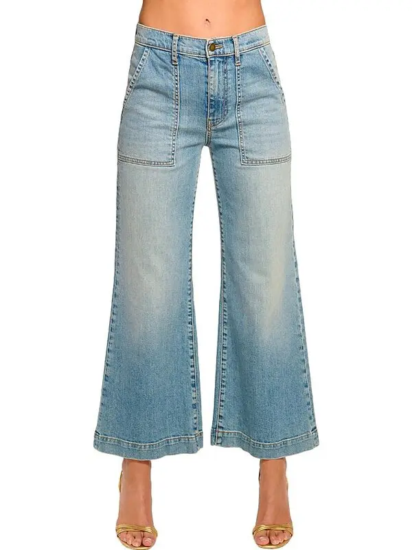 Ramy Brook Clifford Cropped Jeans - Light Wash
