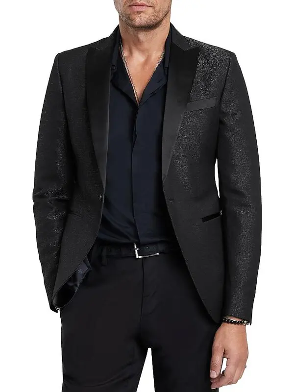 John Varvatos Bass Tuxedo Jacket - Black