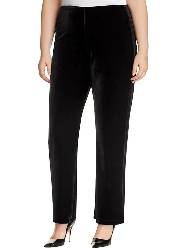 Lyssé Velvet Pants - Black