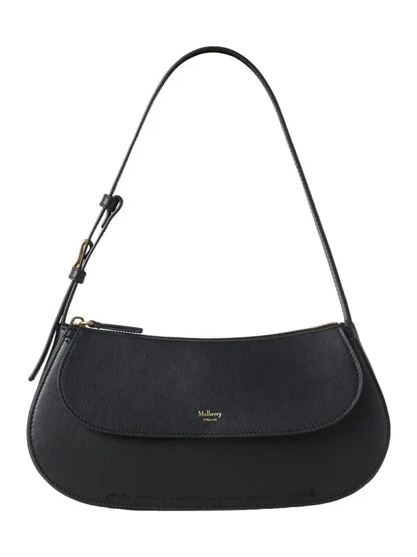 Mulberry Clovelly Leather Shoulder Bag - Black