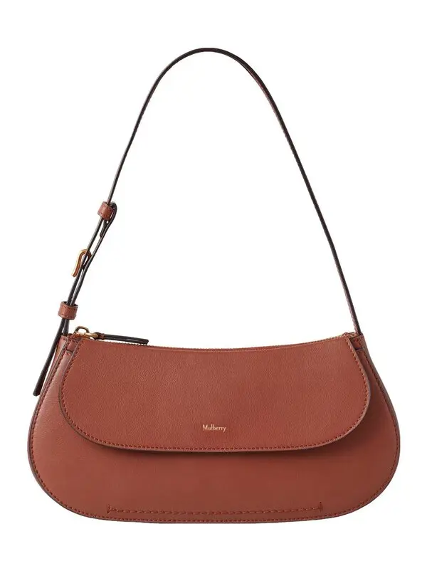 Mulberry Clovelly Leather Shoulder Bag - Bright Oak