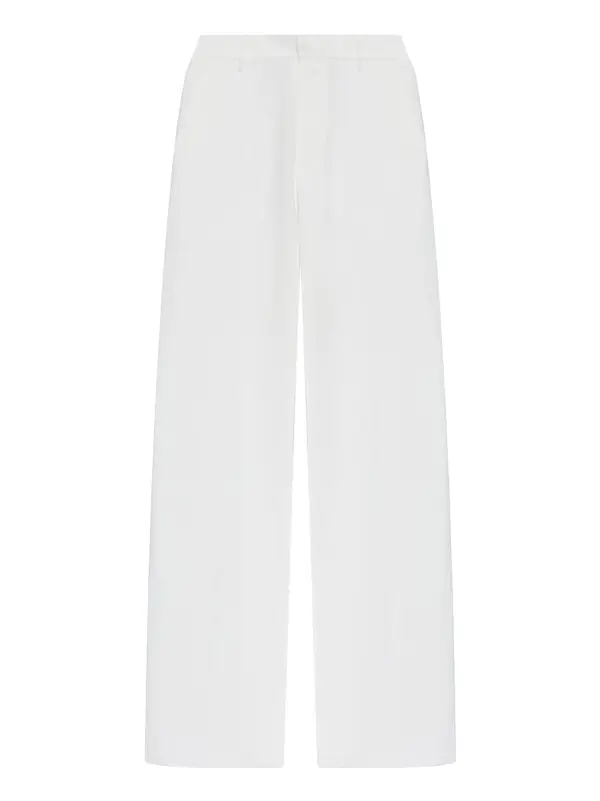Dsquared2 High-waisted Wide-leg Trousers - White
