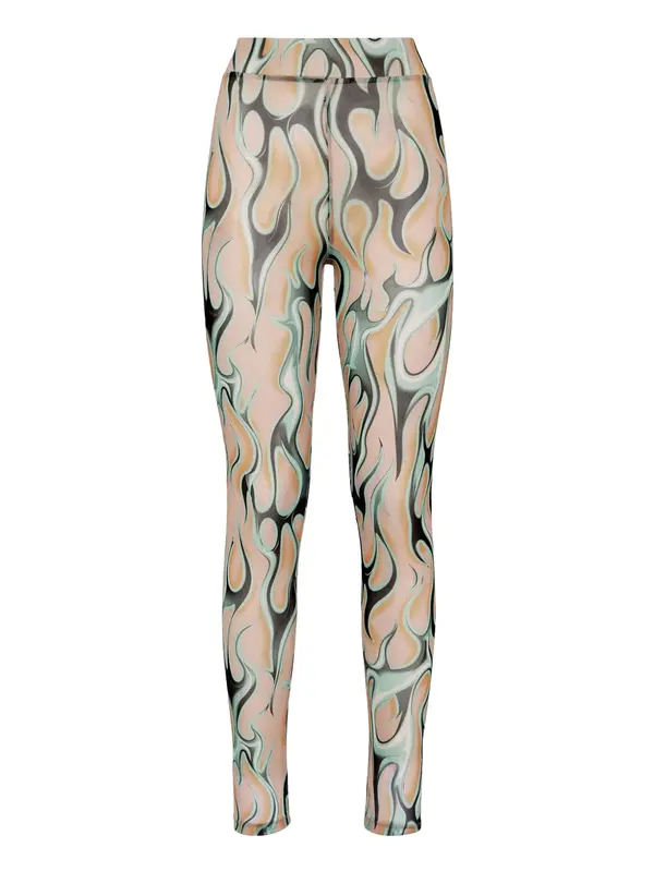 Philipp Plein Flame Leggings - Neutrals