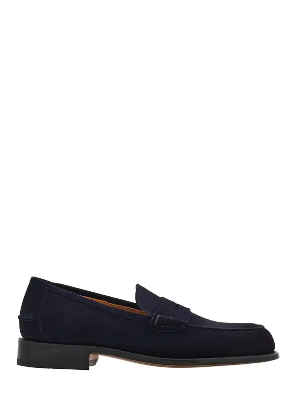 FERRAGAMO Tramezza Penny Loafer - Blue