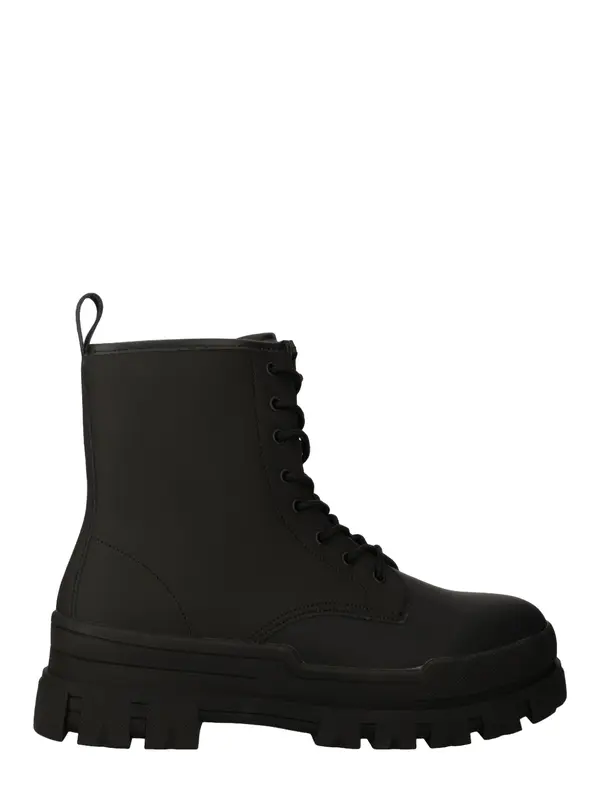 Guess Logo Print Boots - Black