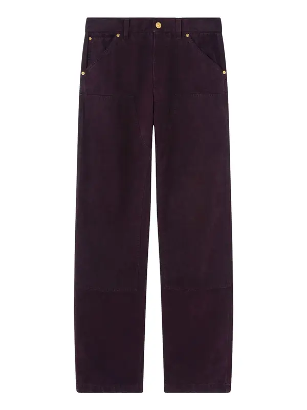 Versace Overdyed Carpenter Trousers - Red
