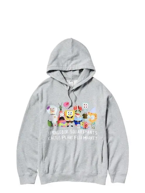 Uniqlo X Cpfm Spongebob Squarepants Hoodie - Gray