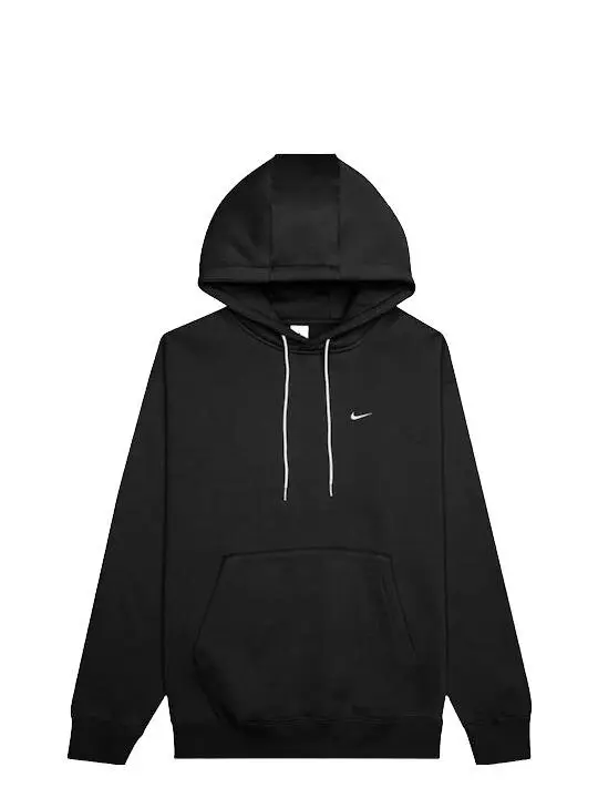 Nike Nrg Solo Swoosh Premium Essential Fleece Hoodie - Black