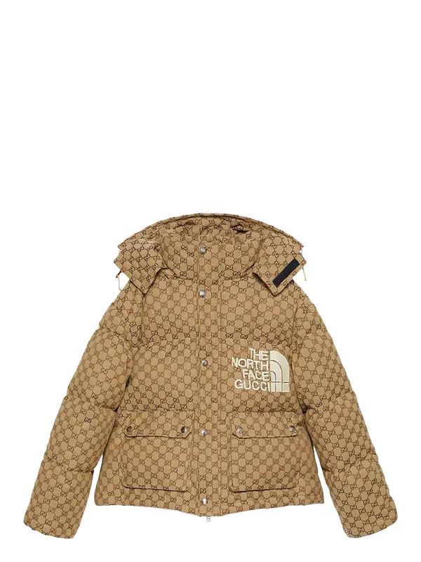 Gucci X The North Face Print Jacket - Tan
