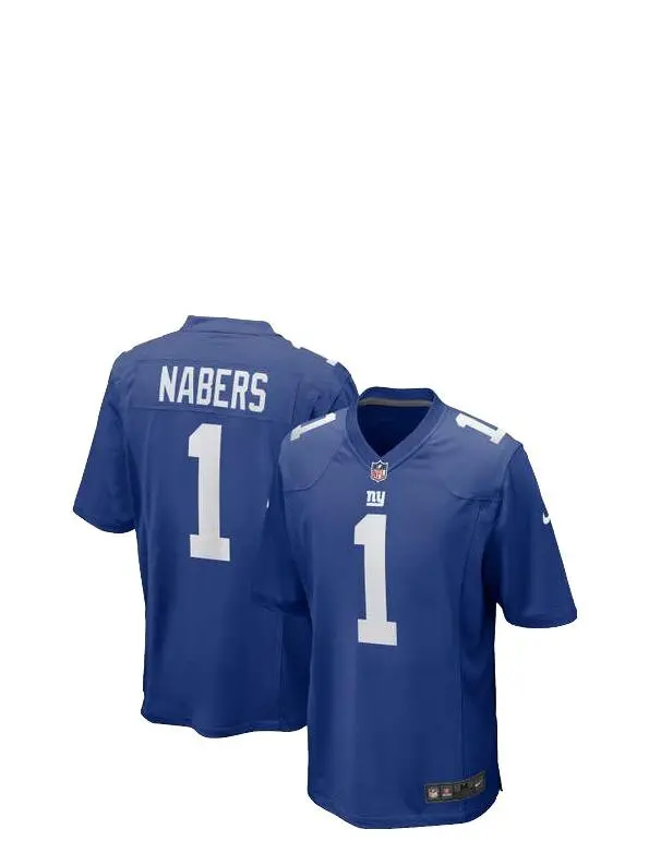 Nike Malik Nabers New York Giants Player Game Jersey - Royal