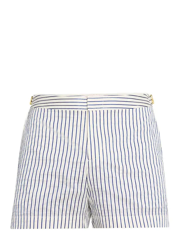 Orlebar Brown Setter Classic Stripe Swim Shorts - White Sandri