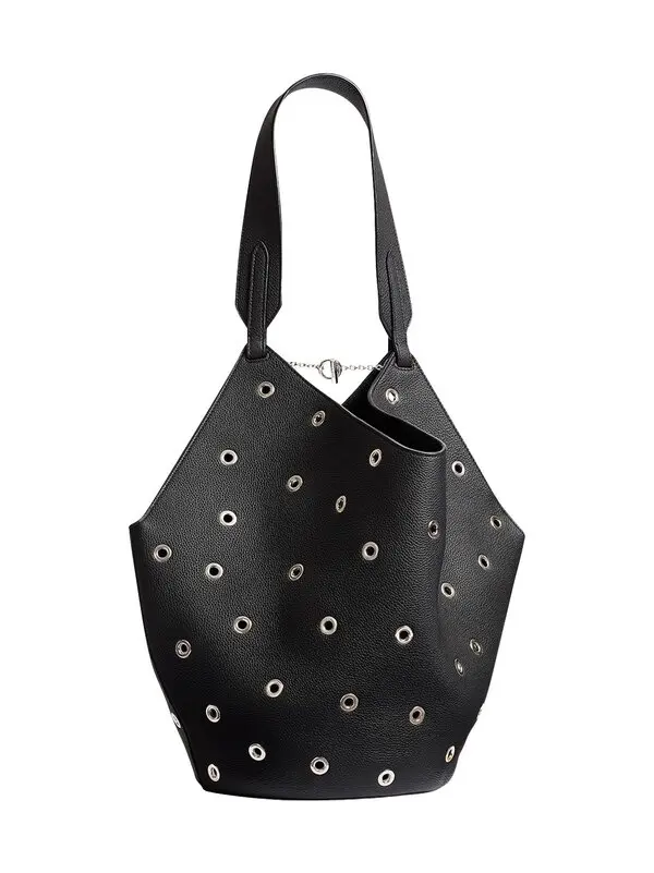 Khaite - Khaite Lotus Small Grommet Tote Bag