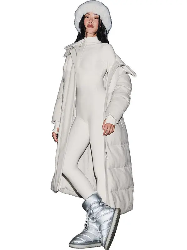 Alo Yoga Snowfall Puffer Coat - White Oak