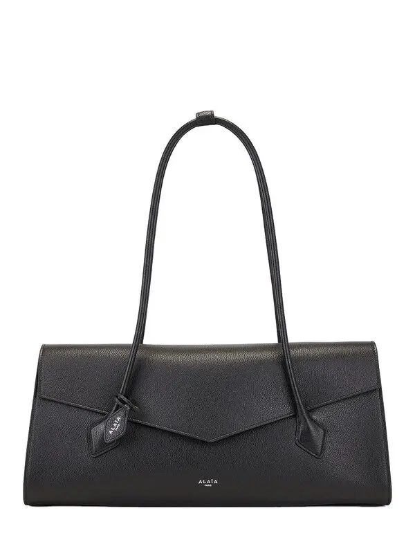 Alaïa Le Teckel Flap Bag - Noir