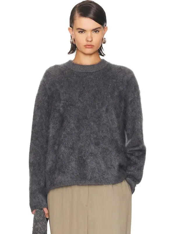 LISA YANG Natalia Sweater - Graphite Brushed
