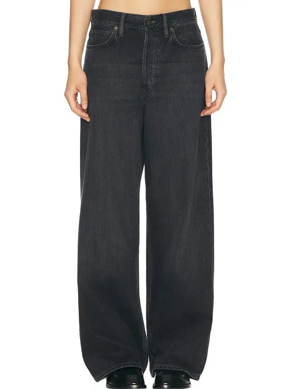 Acne Studios 1981 Vintage Wide-leg Jeans - Black