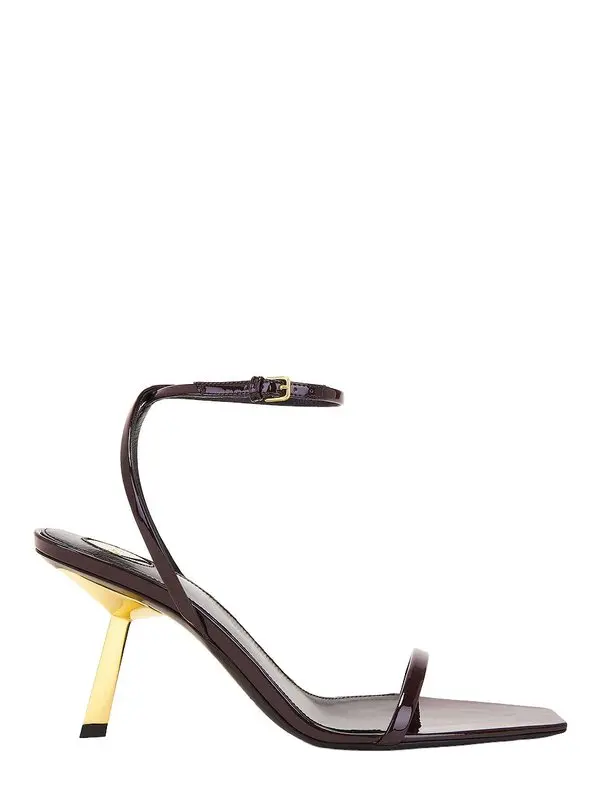 Saint Laurent Lee Sandal - Marron Glace