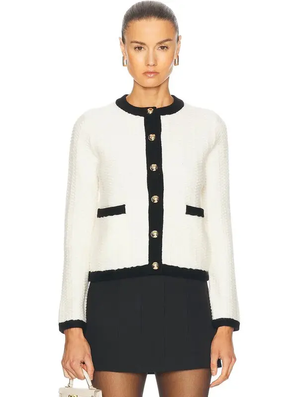 Simkhai Klaire Cardigan - Ivory Multi