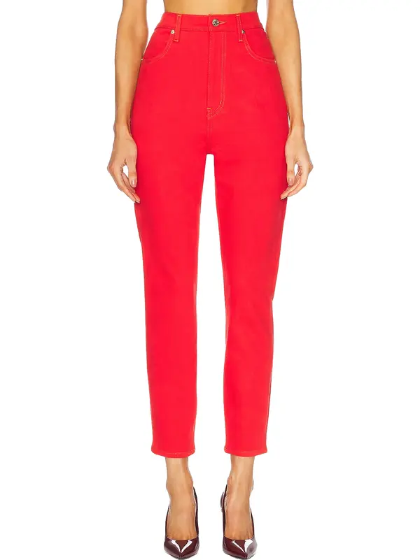 FRAME X Carolina Herrera The Taper Jeans - Herrera Red