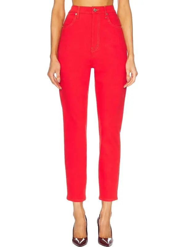 FRAME X Carolina Herrera The Taper Jeans - Herrera Red