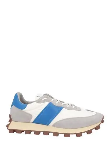TOD'S Sneakers Size Leather, Textile Fibers - Light Grey