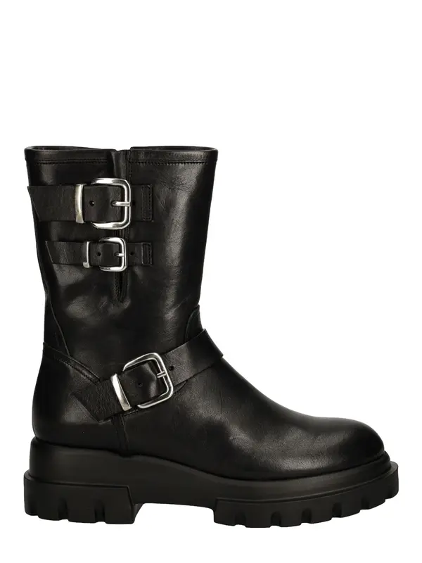 Agl Leather Boots - Black