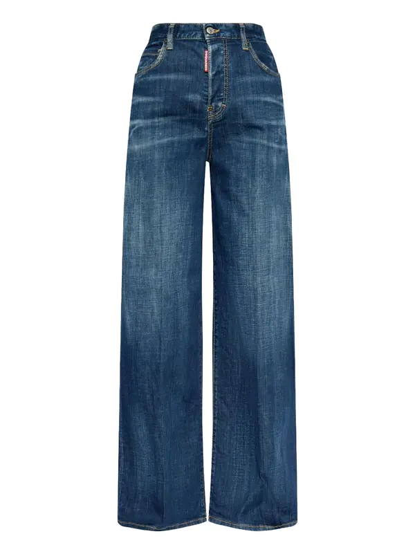 Dsquared2 Wide-leg Jeans - Blue