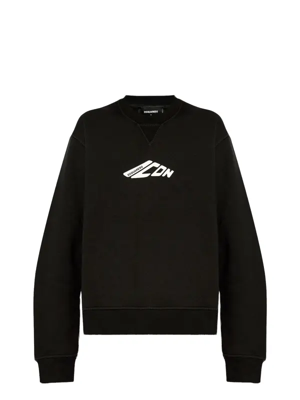 Dsquared2 Icon-print Sweatshirt - Black
