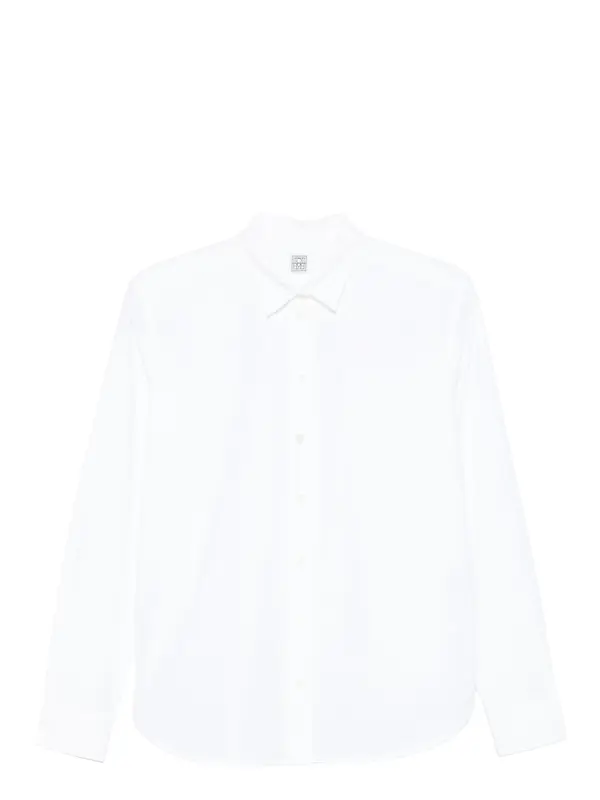 TOTEME Signature Cotton Shirt - White