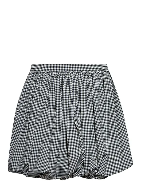Marni Checked Mini Skirt - Black