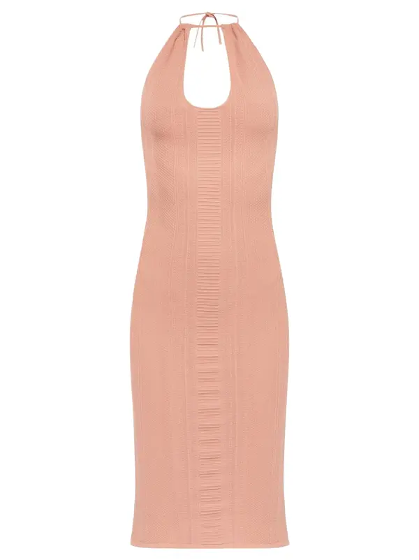 Dsquared2 Cut-out Detailing Midi Dress - Pink