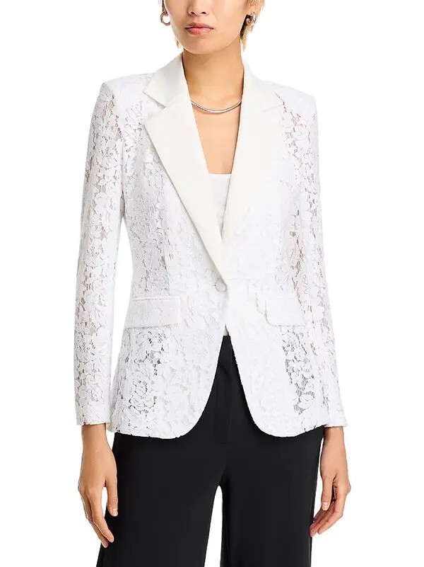 Generation Love Zoya Lace Blazer - White
