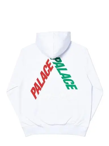 PALACE Flocka P3 Hoodie - White