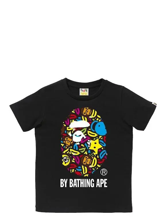 A BATHING APE Milo Banana Pool Tee Shirt - Black