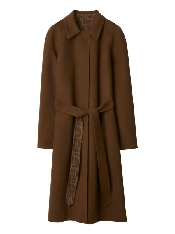 Burberry Cashmere Coat - Brown