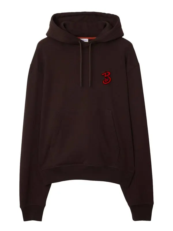 Burberry B Snake Cotton Hoodie - Brown