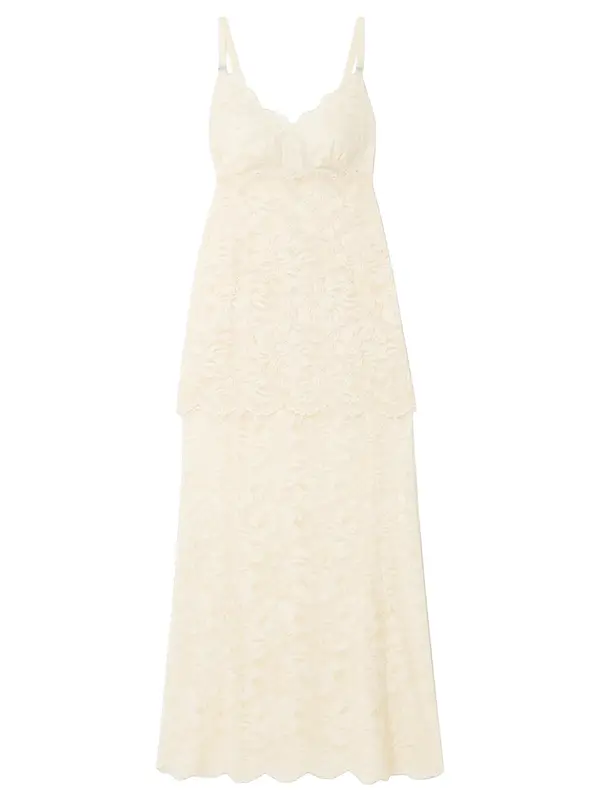 Rabanne Guipure Lace Maxi Dress - Ivory