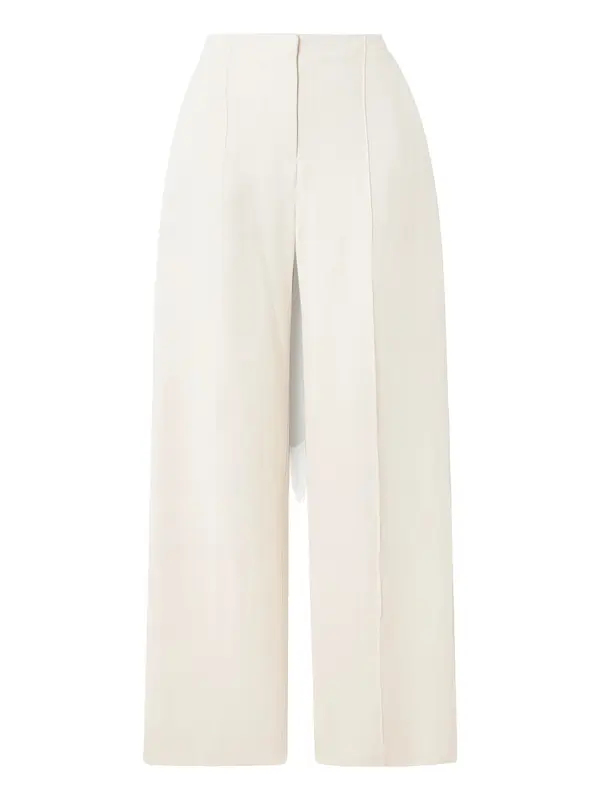 Faithfull The Brand Lenza Woven Wide-leg Pants - Neutrals