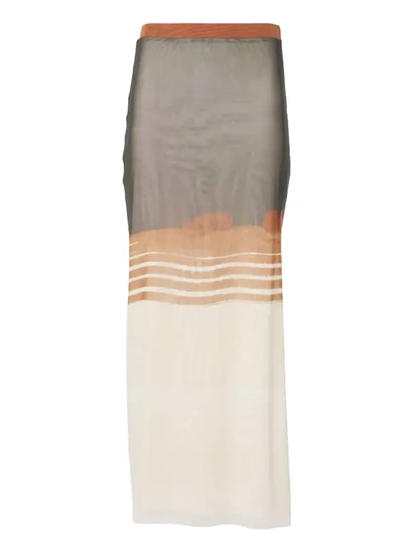 SIR. Breeze Bandeau Striped Maxi Skirt - Multicoloured
