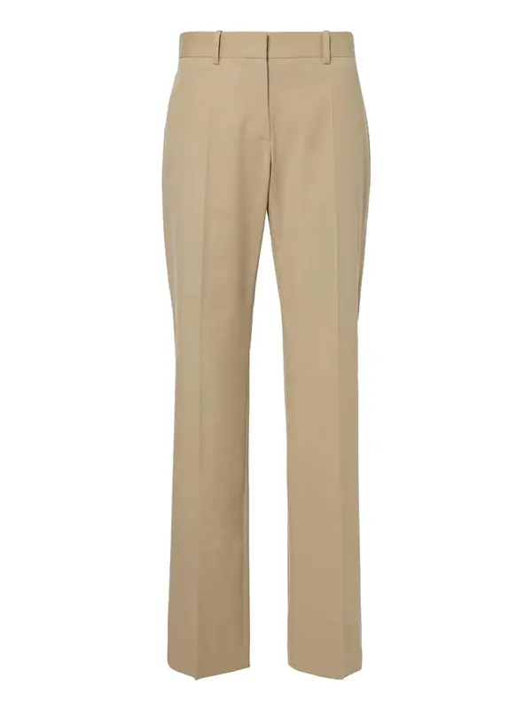 THE ROW Selvie Straight Pants - Beige