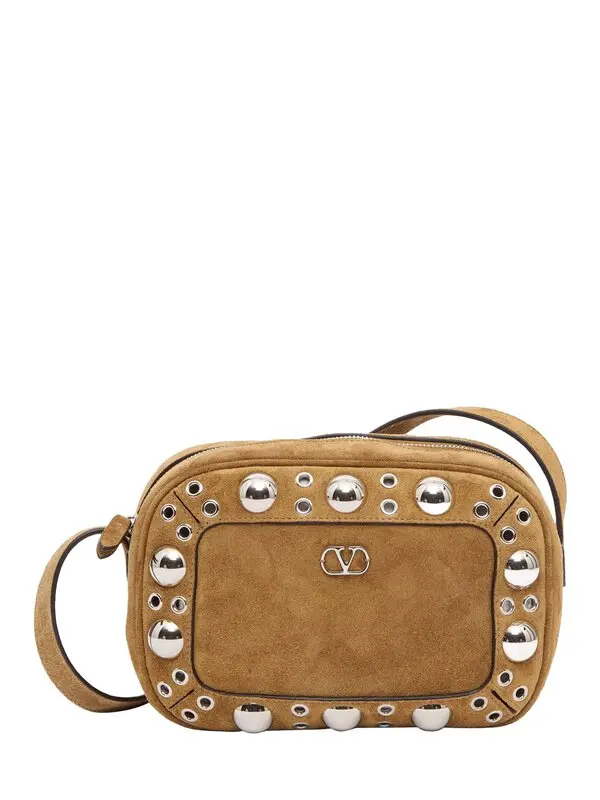 Valentino Garavani Leather Nellcote Cross-body Bag - Brown