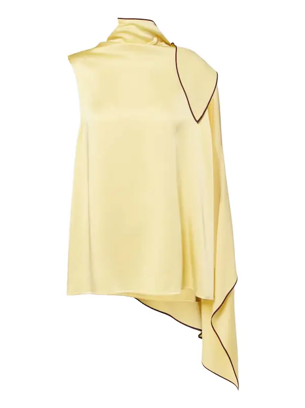 Stella McCartney Tie-neck Top - Yellow