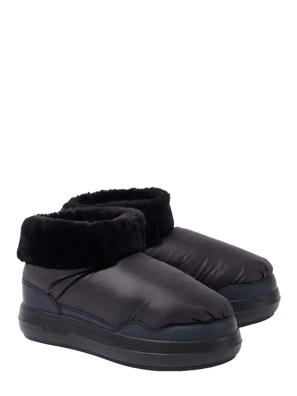 Chloé Polar Ankle Boots - Black