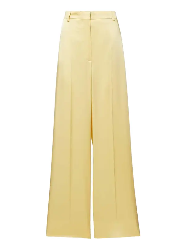 Stella McCartney High-rise Wide-leg Pants - Yellow
