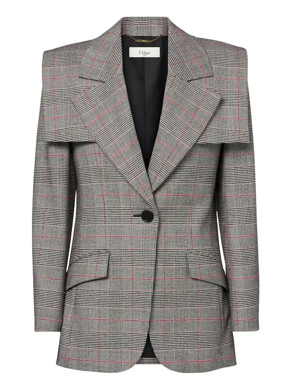 Chloé Wool-blend Blazer - Black
