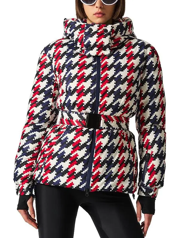 Perfect Moment Candice Ski Parka - Houndstooth