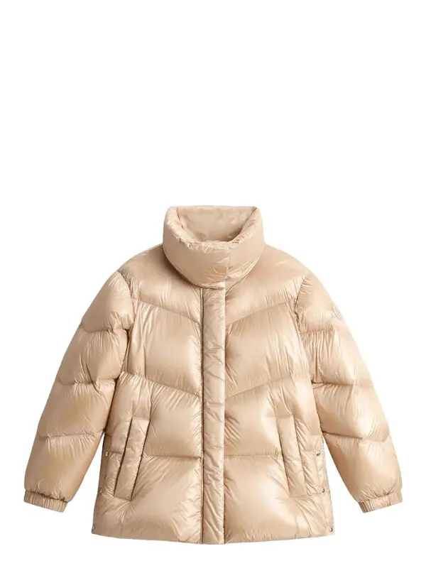 Woolrich Aliquippa Puffer Jacket - Oxford Tan