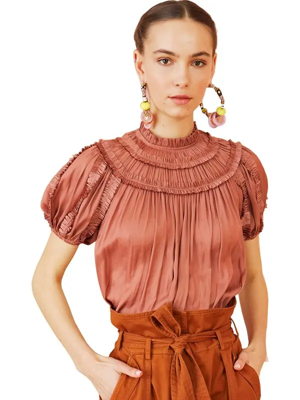 Ulla Johnson Nicolette Top - Copper